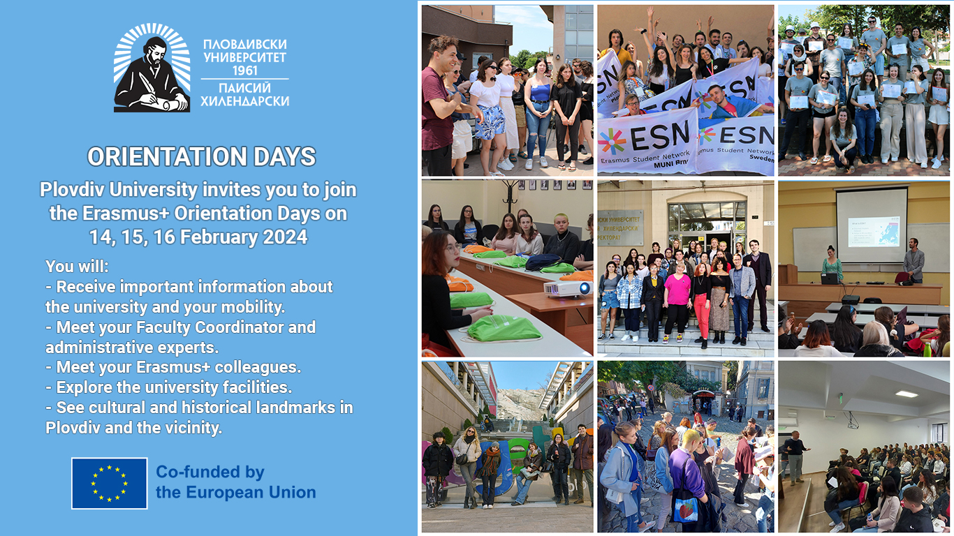 Erasmus+ Orientation Days (Spring, 2024) – International Relations Office